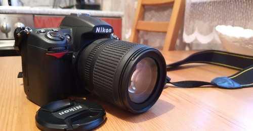 Фотоаппарат nikon D 7000, объектив 18 - 105 mm