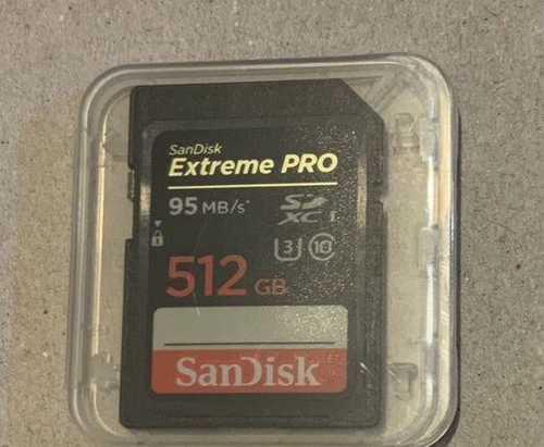 Sandisk extreme pro 512gb 95mb/s
