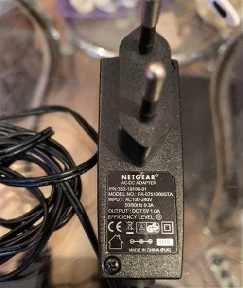 Блок питания Netgear адаптер 5в1А