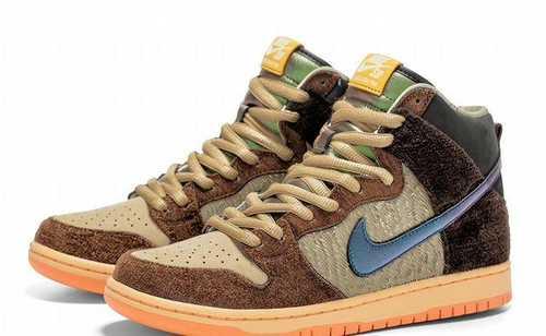 Кроссовки Nike sb dunk high x concepts mallard