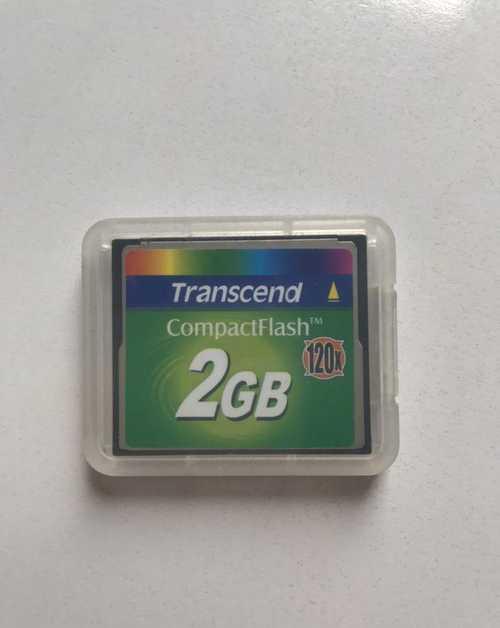 Карта памяти Transcend Compact Flash 2 гб