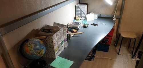 Кровать чердак Икеа Свэрта с письменным столом