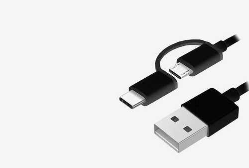Кабель 2in1 USB Type-C/Micro Xiaomi ZMI 100см