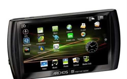 Планшет Archos 5 Internet tablet 160Gb 4.5