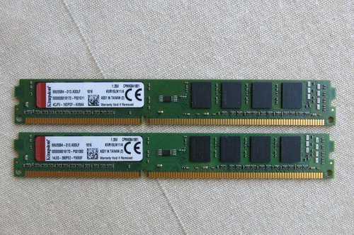 DDR3 8Gb 2х4 1600Mhz Kingston