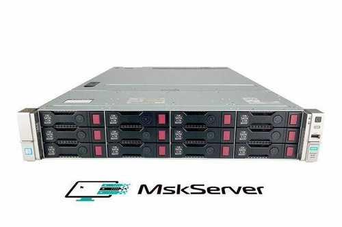 Сервер HP DL80 Gen9 12xLFF 2x E5-2640v3 512Gb