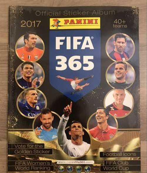 Два Блока fifa365 2017 + альбом Panini