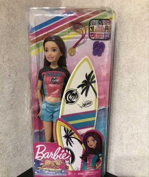 Шарнирная Кукла Barbie, серфинг (оригинал)