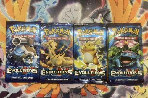 Карточки Покемон бустеры XY Evolutions