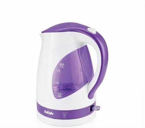 Чайник электрический BBK EK1700P белый/фиолетовый
