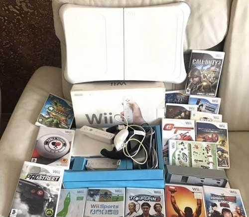 Игровая приставка Nintendo Wii, Wii fit, игры