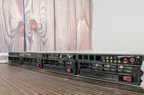 Сервер 1u. E4600, PS 300w, 2x250GB, 4gb