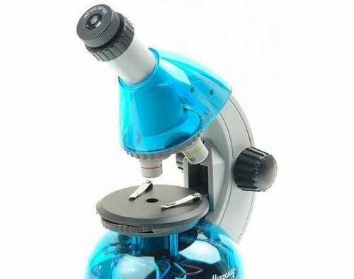 Микроскоп Микромед Атом 40x-640x (лазурь)