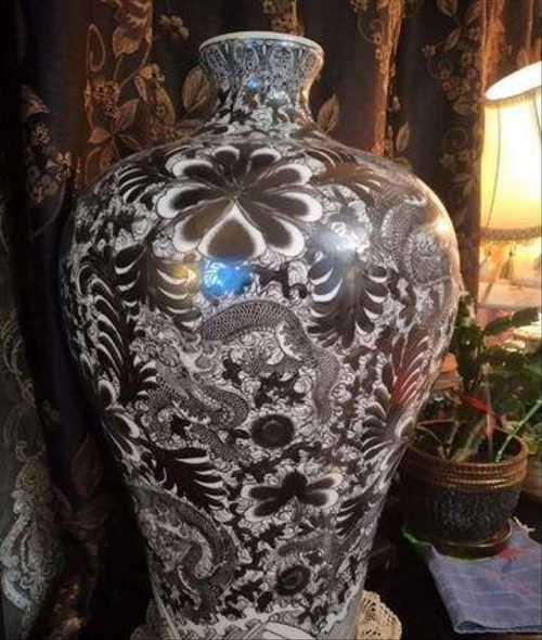 Антикварная ваза,фарфор,Китай