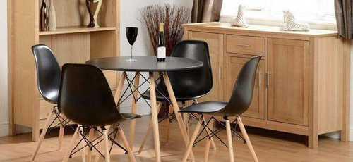 Стулья Eames DSW Premium Brown Коричневый 4 шт