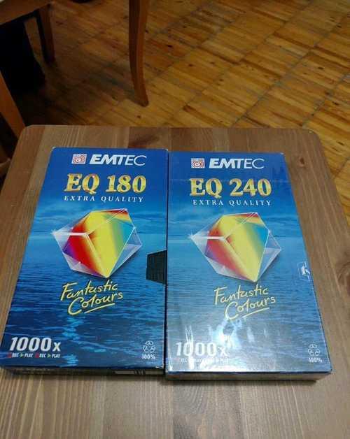 Видеокассеты VHS Emtec(Basf) EQ180-2шт., EQ240-1шт