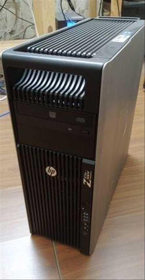 Рабочая станция HP Z620 (E5-2687w x2, 96GB, RX580)