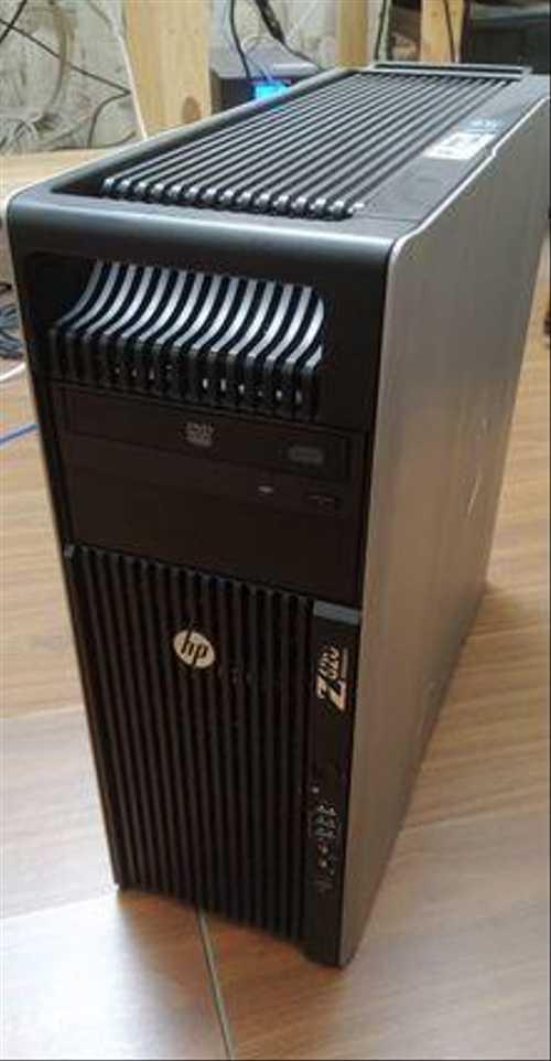 Рабочая станция HP Z620 (E5-2687w x2, 96GB, RX580)