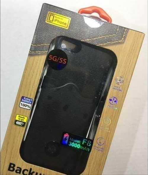 Чехол-аккумулятор iPhone 5/5s/se черный