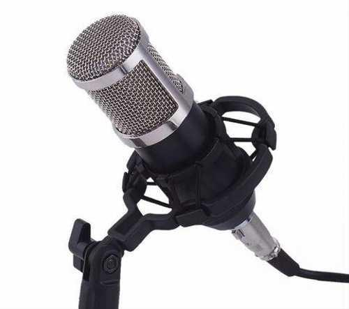 Конденсаторный usb микрофон серебряный bm