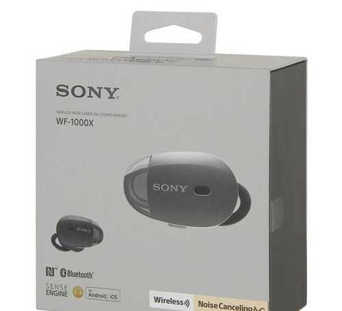 Беспроводные наушники Sony WF-1000X. новые