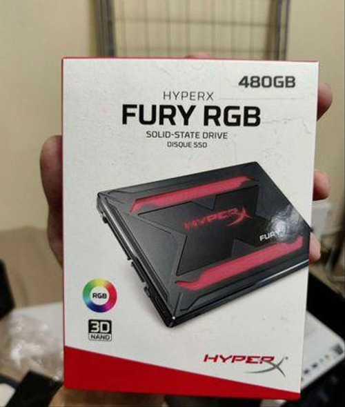 Kingston HyperX Fury SSD 2.5 480 GB argb