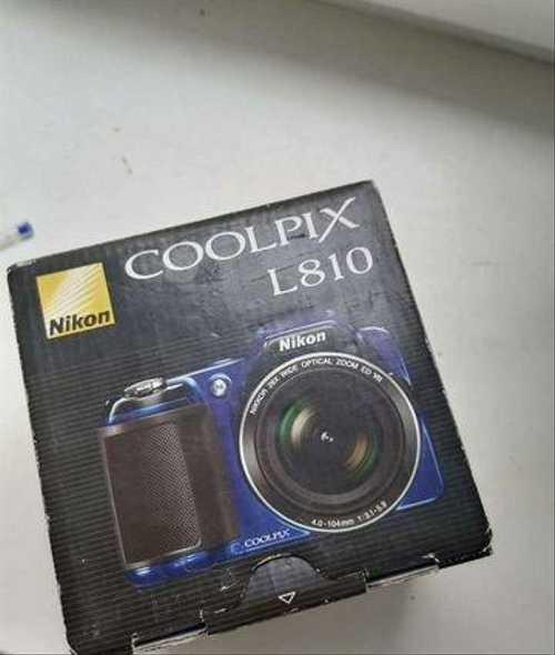 Цифровой Фотоаппарат Nikon Coolpix l810 blue