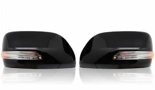 Зеркала чёрные в стиле 2012 Land Cruiser 200 2008
