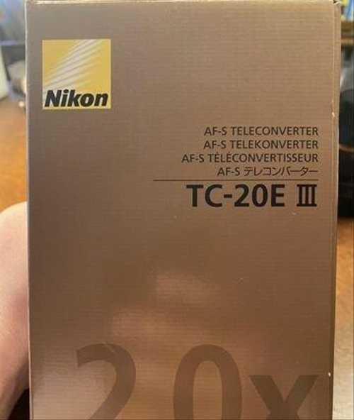 Телеконвертер Nikon TC-20E III