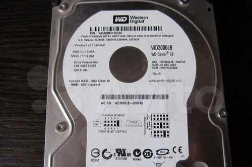 Жесткий диск HDD 3.5 WD 300gb & Seagate 400gb