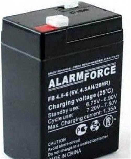 Аккумулятор Alarm Force FB 4,5-6