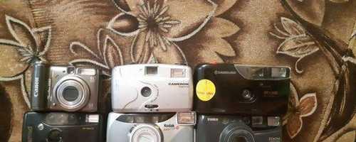 Плёночные фотоаппараты и электронный
