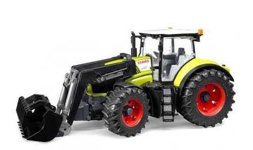 Трактор Bruder Claas Axion 950 c погрузчиком (03-013)