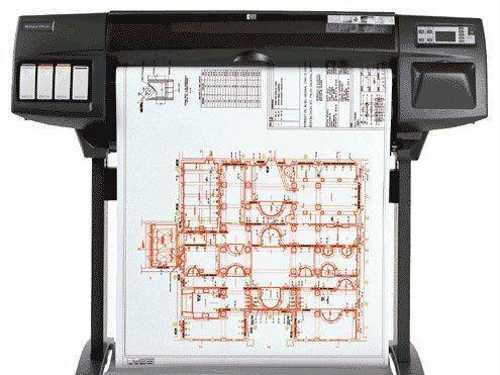 Принтер плоттер hp designjet 1050c