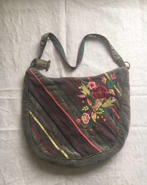 Cумка Accessorize с вышивкой гладью цветы