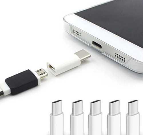 Переходник с microUSB на USB 3.1 (Type-C)