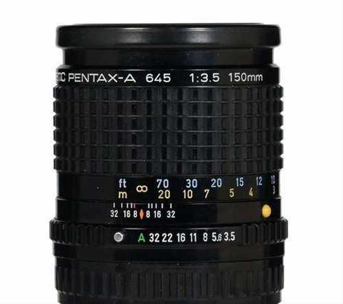 Фотообъектив Pentax-А MF 150mm f/3.5 SMC (645)