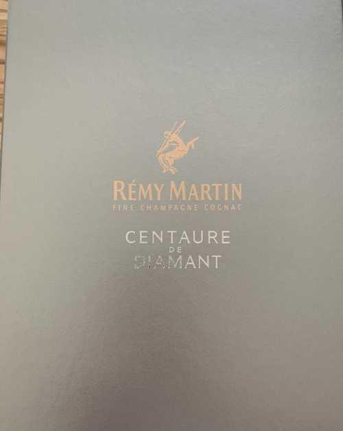 Коробка и бутылка из-под коньяка Remy martin Centa