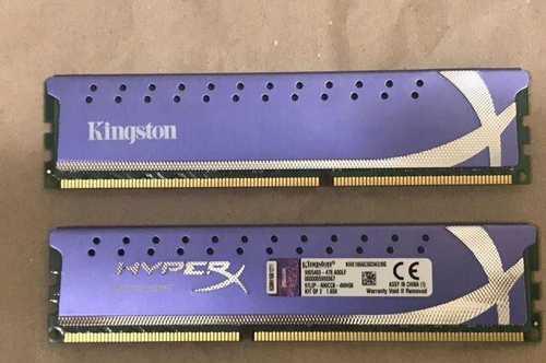 Оперативная память Kingston HyperX 8Гб (4Гб x 2)