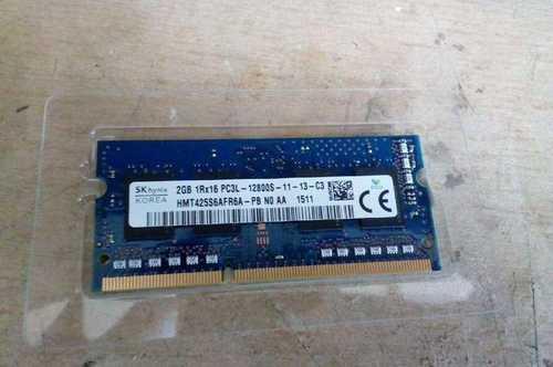 Оперативная памятьhmt425S6AFR6A-PB 2GB 204Pin SO-d