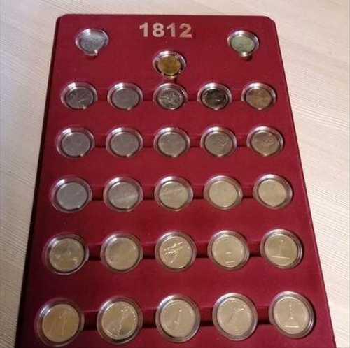 28 монет "Война 1812 года" unc