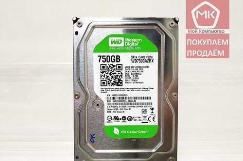 750GB 3.5" HDD Western Digital Green (SATA 3)