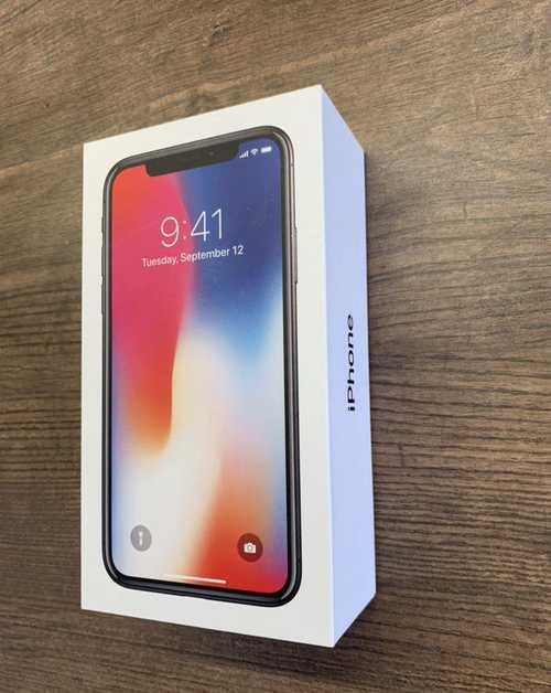 iPhone X256 GB рст новый