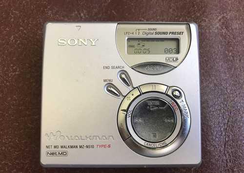 Плеер Sony минидиск MZ-N510 Type-S