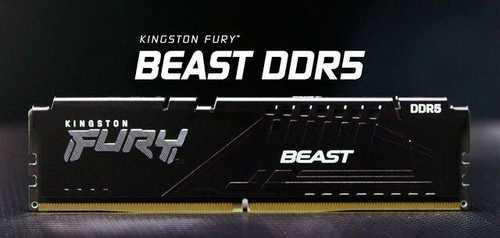 Топ Kingston fury Beast Black 6000 mgz 40c DDR5