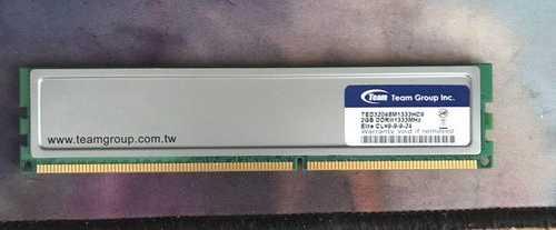 Оперативная память Elite team ddr3 2 gb