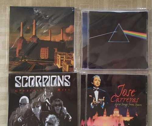 Сd диски Pink Floyd, Scorpions, Carreras
