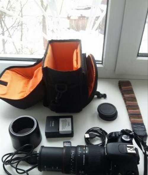 Canon EOS 500D и объектив sigma AF 70-300m