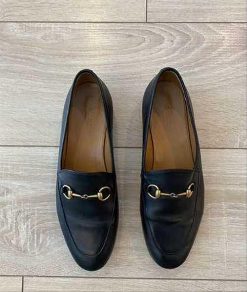 Мокасины gucci, оригинал, размер 38 1/2, состояние
