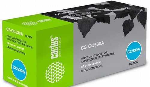 Картридж cactus CS-CC530A, черный